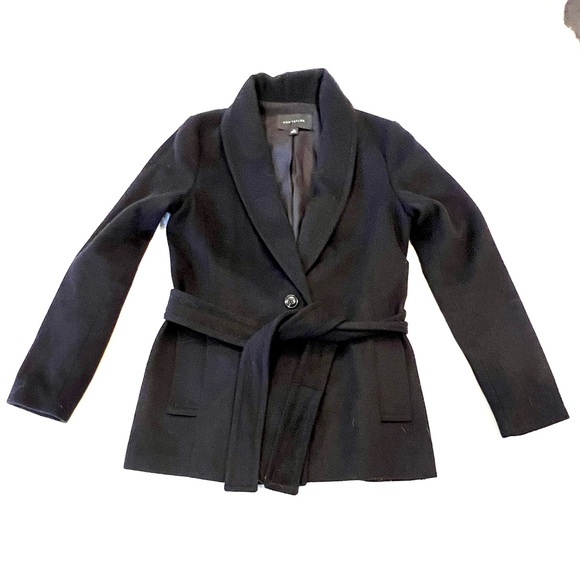 Ann Taylor | Jackets & Coats | Ann Taylor Wool Blend Belted Blazer ...